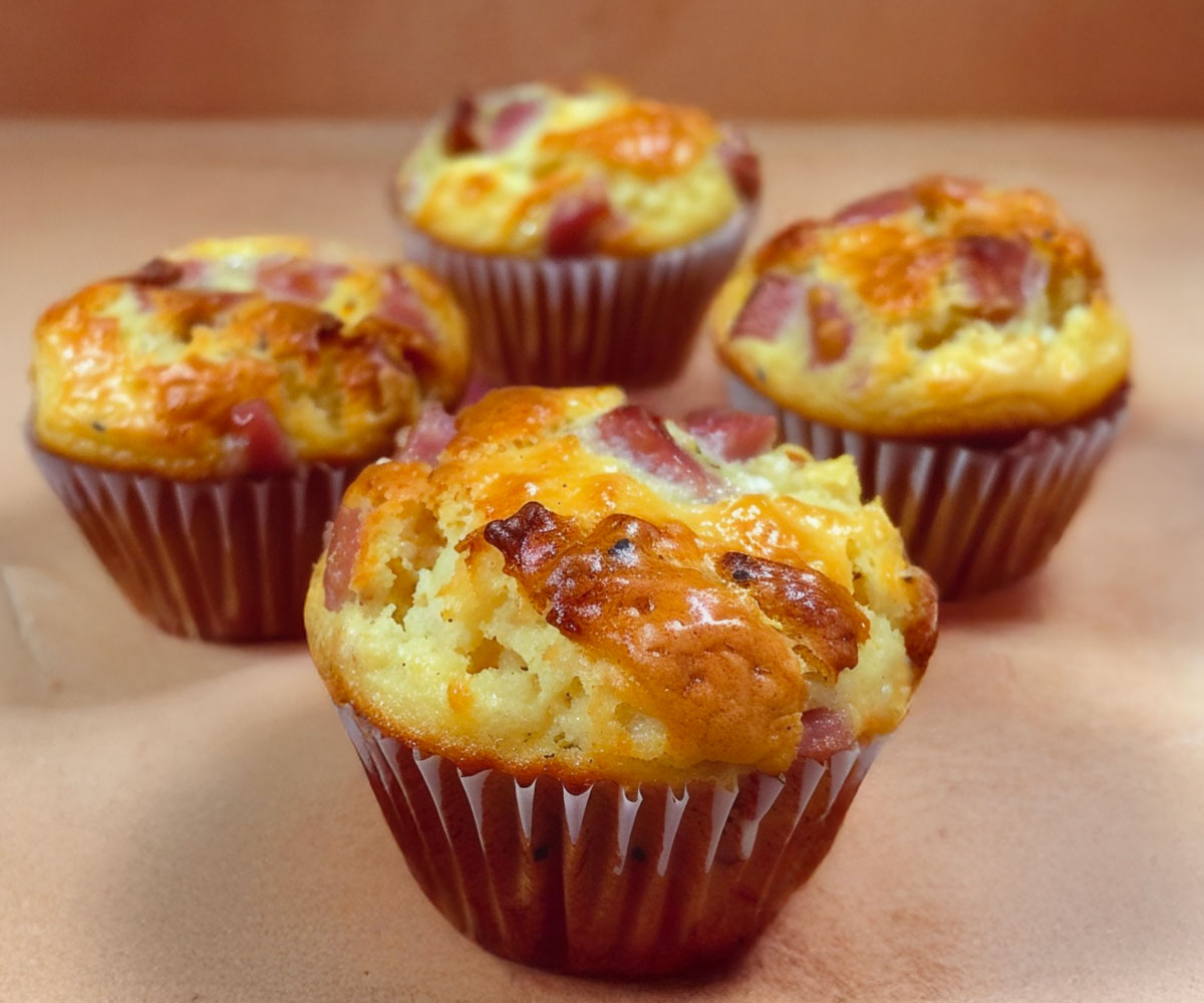 🧁 Muffins au Jambon et Kiri : La recette salée ultra moelleuse 🧁 – Cuisine
