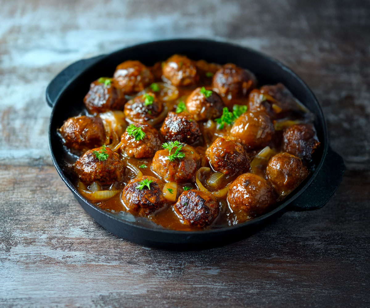 Boulettes de Viande à la Sauce aux Oignons : Le Plat de Famille Parfait ...