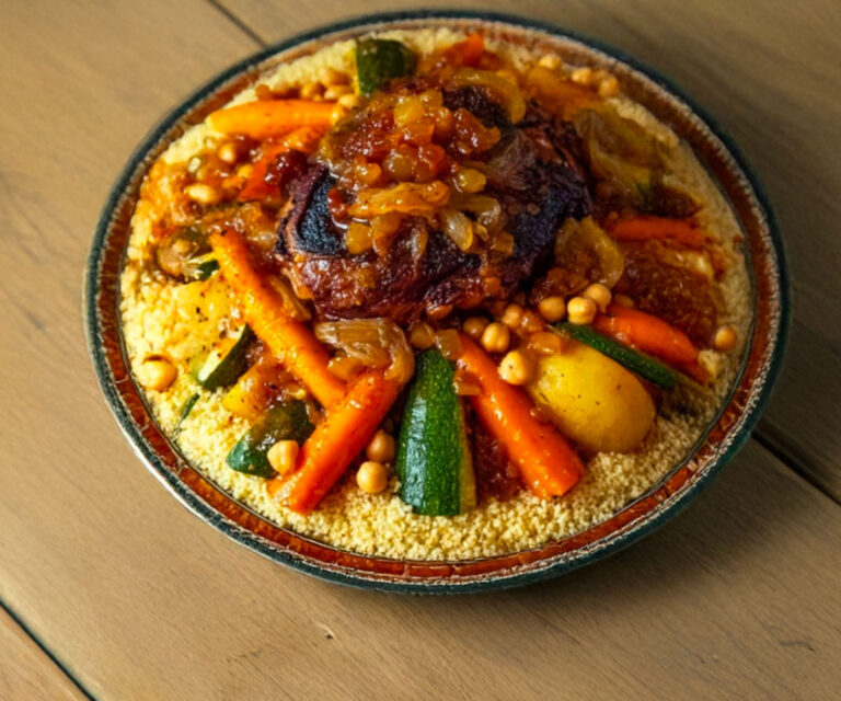 Couscous aux Sept Légumes et Viande – Le Classique Marocain Convivial ...