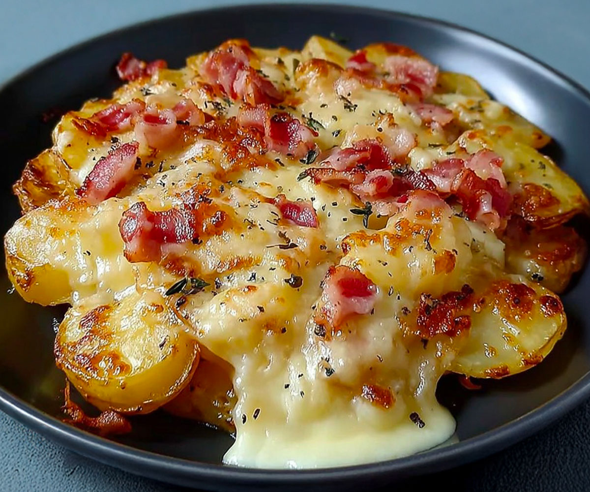🥔 Poêlée de pommes de terre et lard fumé croustillant – Le classique ...