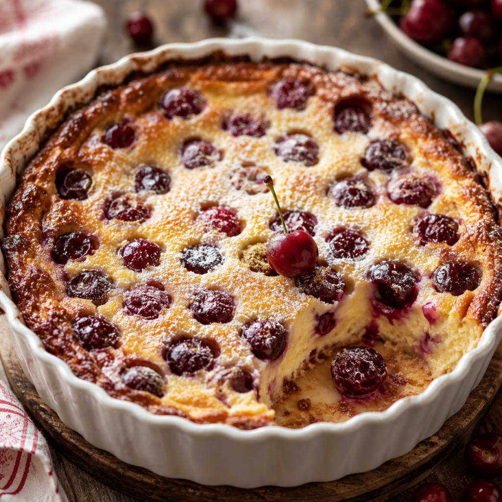 Clafoutis à la Cerise : Le Dessert Traditionnel Français Facile et ...